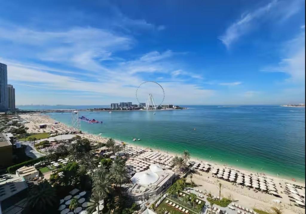 Panoramic sea view from new 2BD in La Vie JBR, Dubai (updated prices 2026)