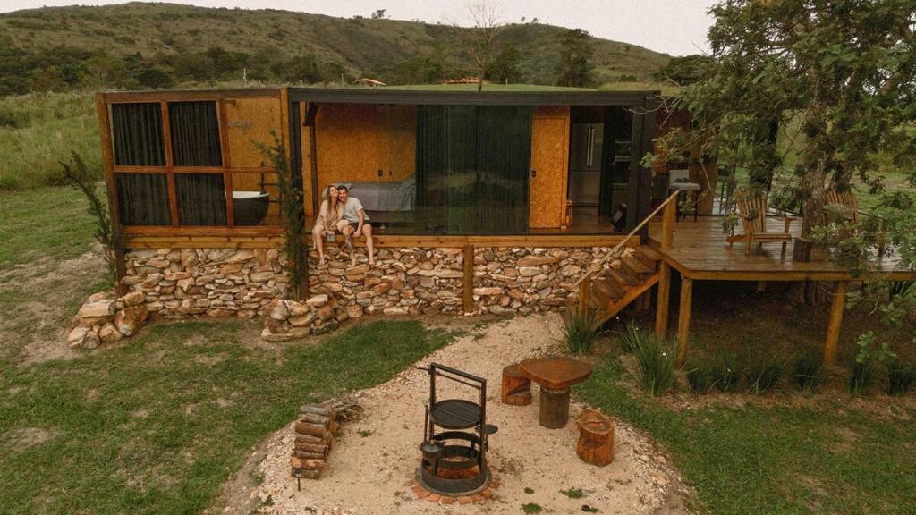 Cabana de luxo para casais na Serra da Canastra, São Roque de Minas ...