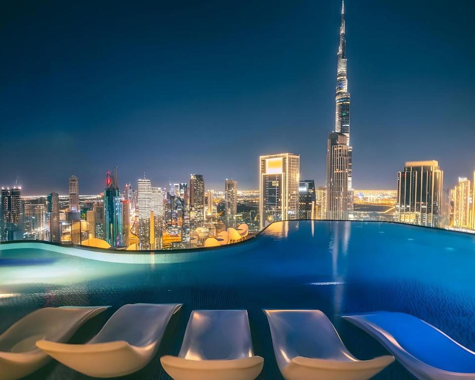 Luxury 1BR High floor Paramount Midtown, Dubajus (atnaujintos 2026 m ...