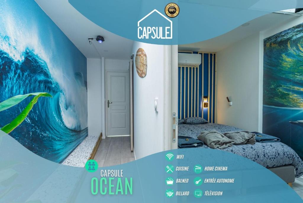 Capsule Océan 2 Chambres- Billard - Jacuzzi - Netflix, ואלנסיין (מחירים ...