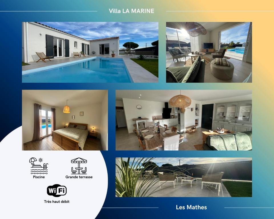 Villa LA MARINE avec jardin, terrasse et piscine, Les Mathes (tarifs ...