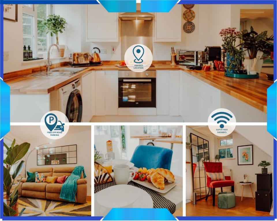 NovaCrest - Stylish 3 Bedroom with Parking - Sleeps 5, Nottingham ...