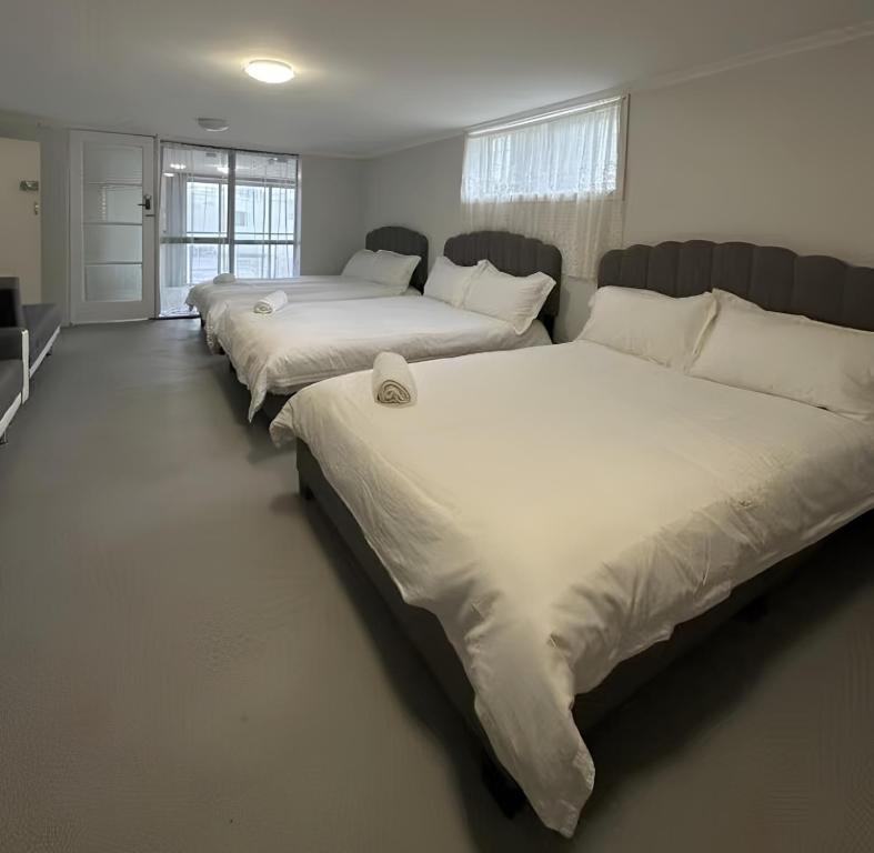 1 bedroom with 3 double beds and 2 sofa beds, studio, פלמרסטון נורת ...