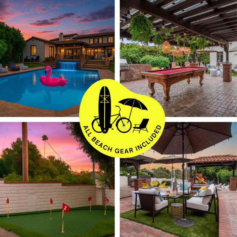 Epic Resort Villa: Pool Spa Firepit View Games, San Diego (updated ...