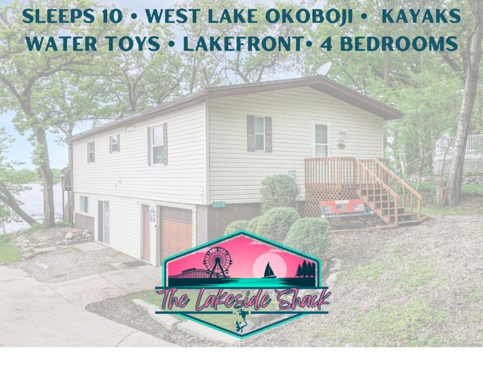 The Lakeside Shack on West Lake Okoboji, Spirit Lake (updated prices 2026)