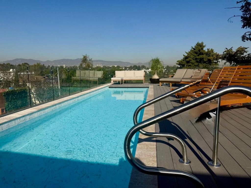 Fabulous Rooftop Heated Pool Villa, Golden Triangle, Lomas, Cedro ...