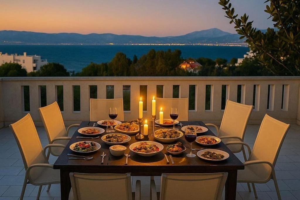 Caecilia Lawrence Bio Sea Villa - Sleeps 12, Dhrosiá (tarifs actualisés ...