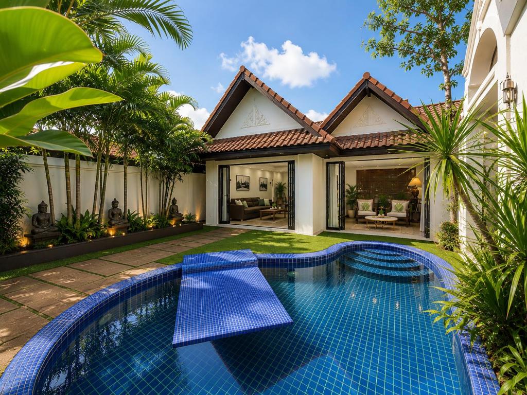 View Talay 1 BR Private Pool Villa 5 Min To Beach, Джомтьен-Бич ...