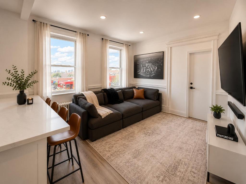 20 Min to Times Square Sleeps 11 Modern 3BR, West New York ...