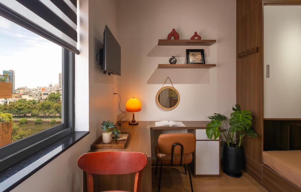 胡志明市的Wake Up to Canal Views - D1 Studio - 3 Pax（2026 年最新房價）