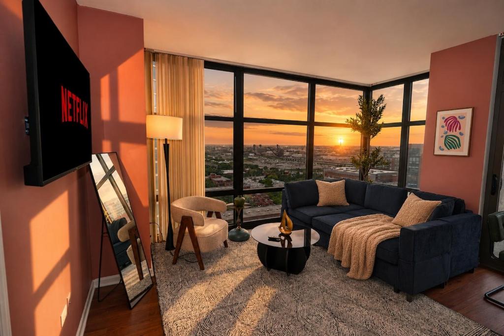 Skyline Luxury 19th Floor Retreat Near Grant Park, Chicago (precios ...