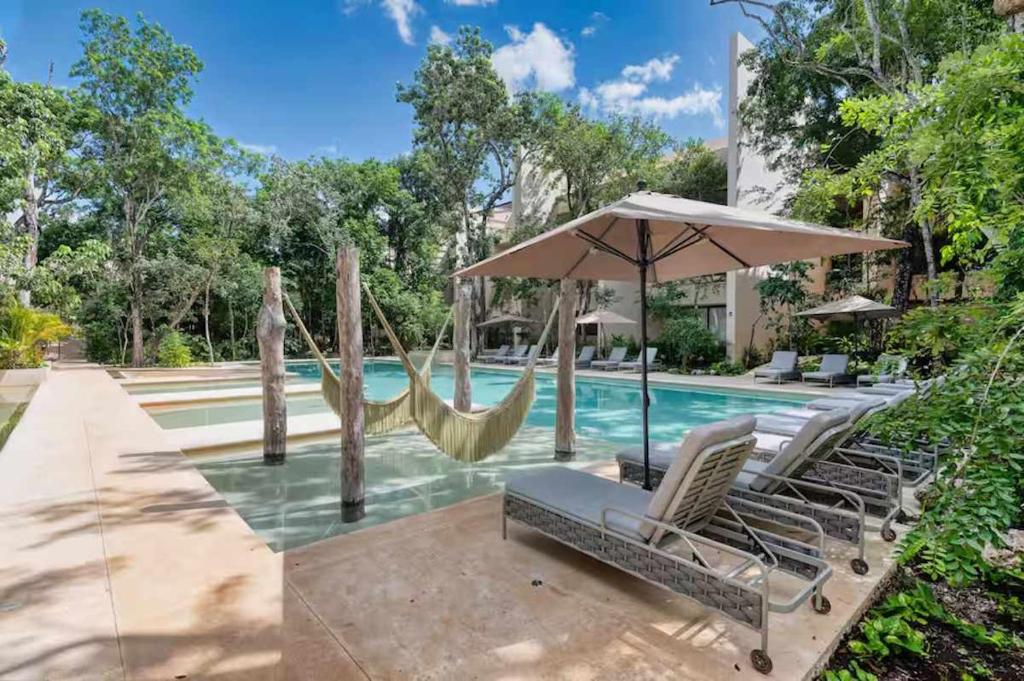 Chic Jungle 1BR - Terrace Priv Pool Steam & Gym, Tulum (tarifs ...