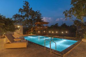 SaffronStays RiverFront Manor, 5-BDR pool villa by Pej River, Karjat ...