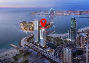 Luxurious Marina & Sea views 1BR near Blue Waters Dubai Marina By Maxx ...