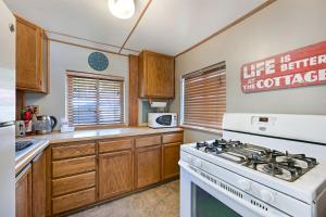 Cozy Pondside Cottage Cabin with Wood-Burning Stove & Private Deck Near ...