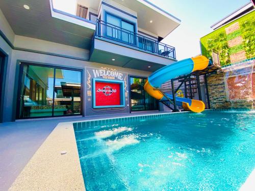 Lounge in Loft HuaHin Pool Villa บ้านพักในหัวหิน, Ban Wang Bot (updated ...