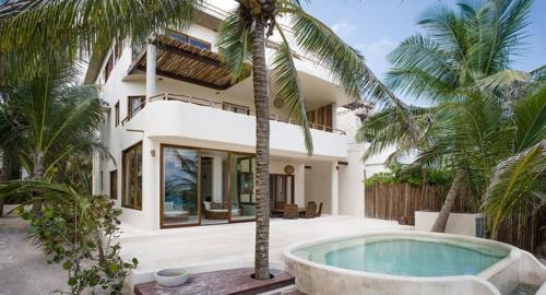 Beachfront villas in Tulum beach- Best location!, Tulum (updated prices ...