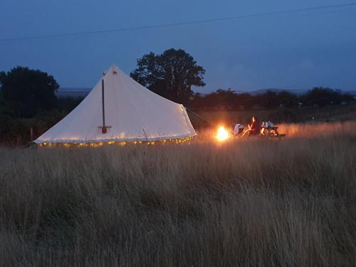 Luxury 5m bell tent with log burner near Whitby, Saltburn-by-the-Sea ...