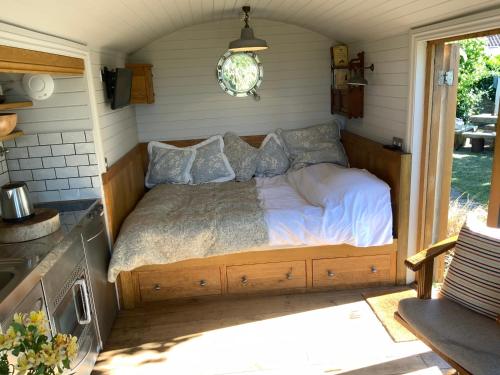 The Goods Wagon, private garden and stunning views, High Buston ...