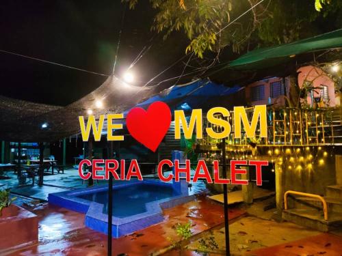 Lata Bayu Chalet - Waterfall & River with Kids Pool, Baling ...