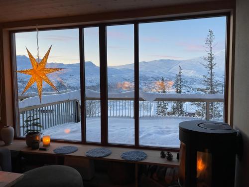 Astonishing Mountain Lodge at the top of Gaustablikk, 25m2 west facing ...