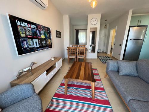 2+1 House in Bodrum center with sea view and big private garden, Bodrum ...