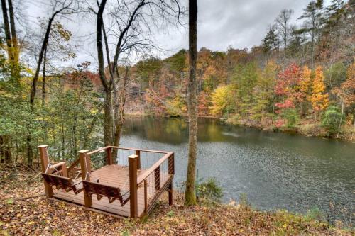 Tiny Lake Cabin Waterfront With Hot Tub & Fire Pit, Blue Ridge ...