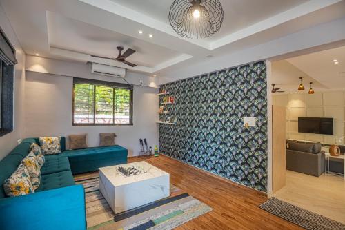 SaffronStays RiverFront Manor, 5-BDR pool villa by Pej River, Karjat ...