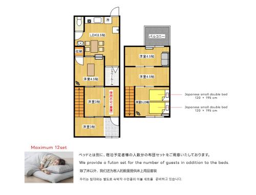 大阪FUJIYA -富士矢- Private house Max 12 people stay（2025 年最新房價）