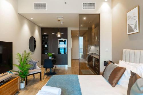 Modern Studio in Park View Tower JVC, Dubai (updated prices 2024)