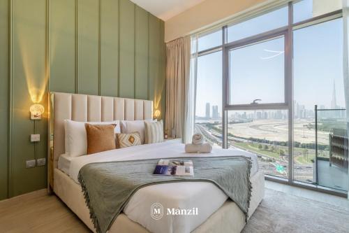 Manzil - 1BR in Farhad Aziz Residence with Burj View, Dubai (updated ...