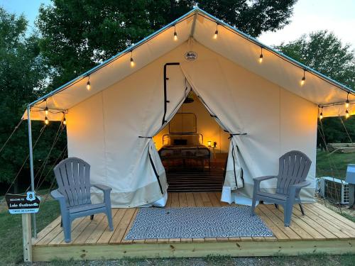 Luxury Glamping Tents @ Lake Guntersville State Park, Guntersville ...