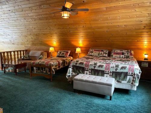 Vacation Home Deerwood Cabin on Lake Gogebic - near to ATV/Snowmobile ...