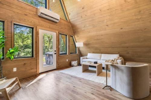 Modern A-Frame Cabin by Rip Van Winkle with Hot Tub, New Iberia ...