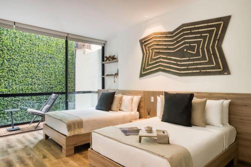 Studio con Balcon Priv and Rooftop with jaccuzi and Gym, Mexiko City ...