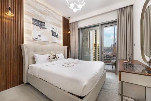 Stylish 4BR with Burj & Fountain View, Dubai Mall Connection, Dubái ...