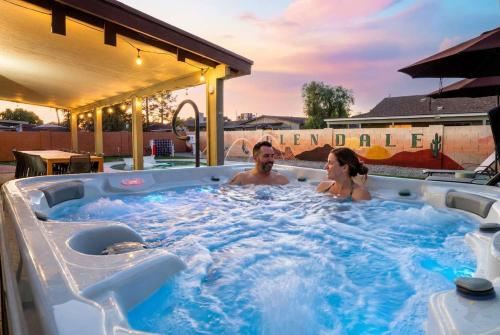 Slide into Fun Pool Games Fire Pit Sport Court, Glendale की (2026 के ...