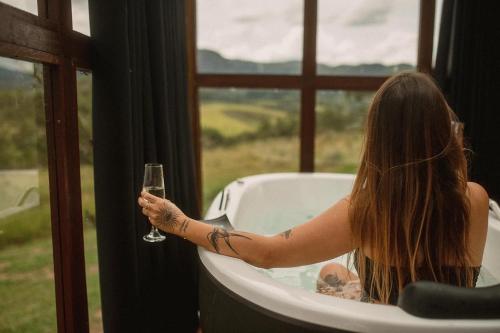 Cabana de luxo para casais na Serra da Canastra, São Roque de Minas ...