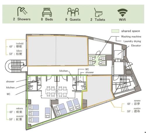 41A Sakura NEW OPEN 3 minutes from the east exit of Ayase Station ...