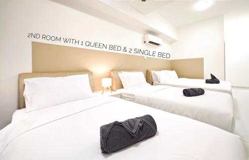 Fahrenheit Suite Bukit Bintang 2 Bedroom 10 pax Pavilion KL #119, Kuala ...