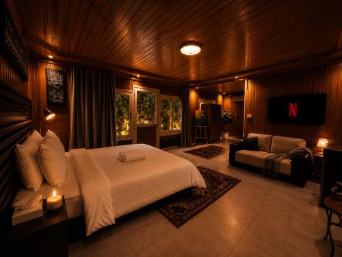 Wooden Cabin in a private villa in New Cairo, Le Caire (tarifs ...