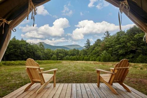 Secluded Glamping Tent with Trout Stream Near Great Northern Catskills ...