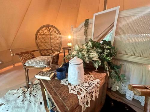 Romantic Bell Tent Retreat in Georgia’s Enchanted Forest near Lake ...