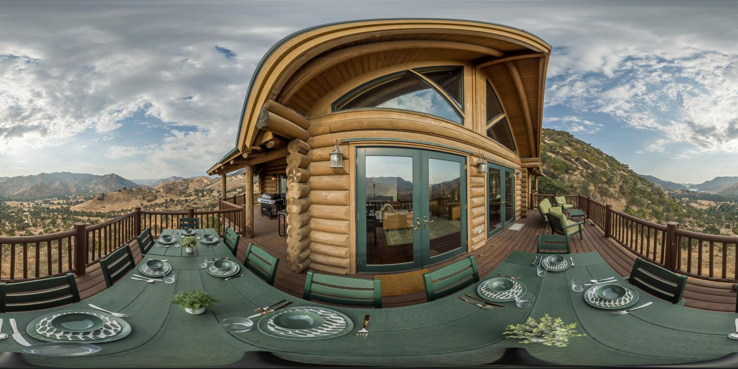 4 Kings Log Cabin 150 Acres Spectacular Views, Three Rivers (updated ...